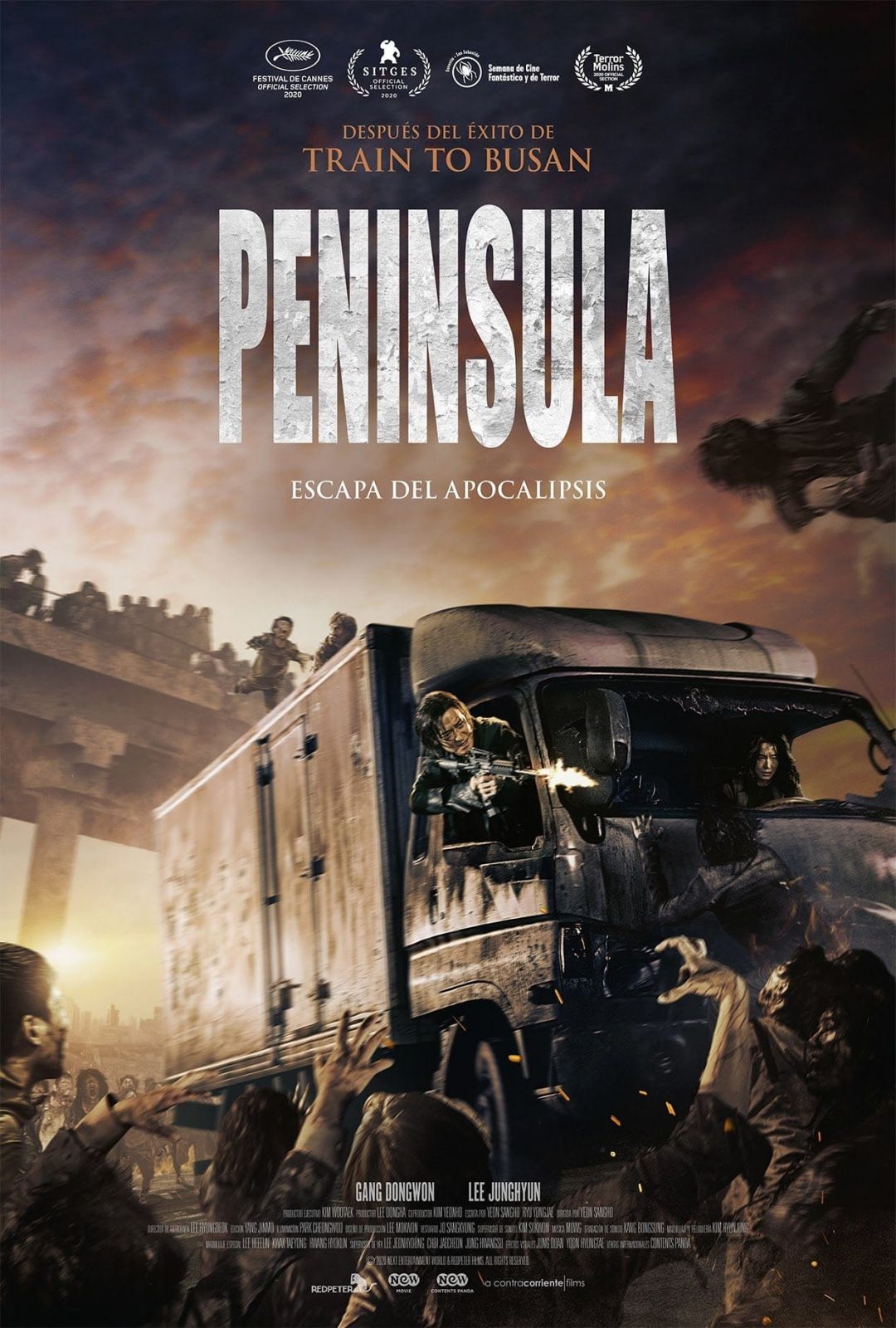 Póster español de 'Train To Busan 2: Península' - Aullidos.com
